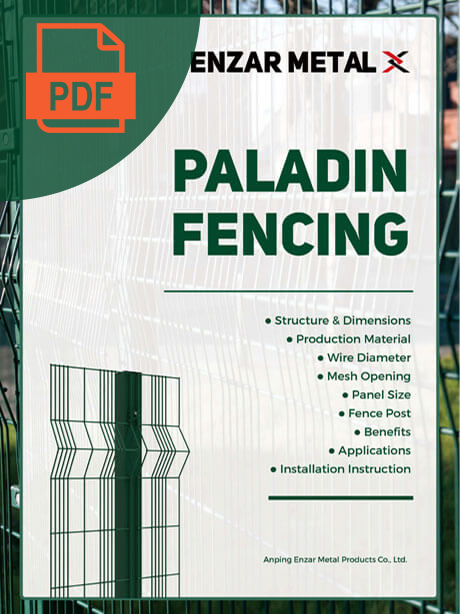 Paladin Fencing - A Unique Striped Welded Mesh Fence